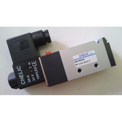 Jual CHELIC SOLENOID VALVE SINGLE COIL 1/4" SW-6102-K - 24 VDC - Kota ...