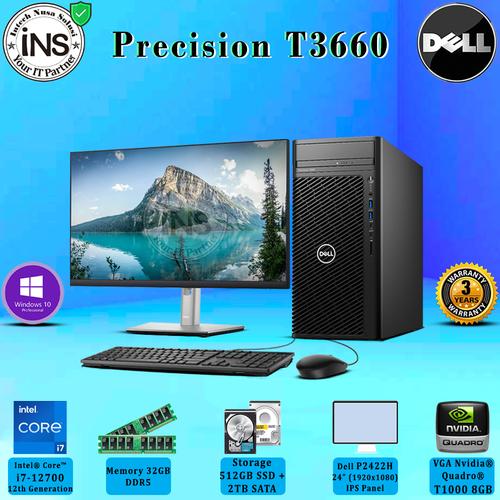Jual PC DELL Precision T3660 MT i7-12700 32GB 512GB SSD+2TB T1000 WIN10PRO - Jakarta Pusat ...