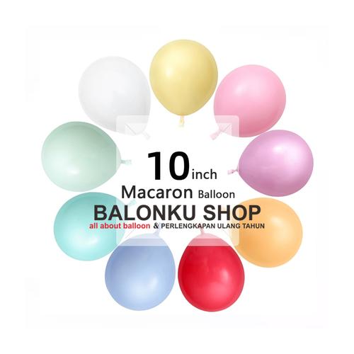 Jual Balon Latex Macaron 10 Inch / Balon Macaron / Balon Eceran - Peach ...