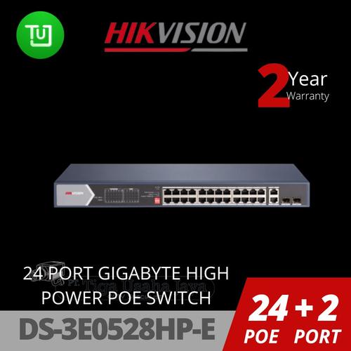 Jual SWITCH POE 24 PORT GIGABYTE HIKVISION DS-3E0528HP-E HIGH POWER - Kota Palembang - 3usaha ...