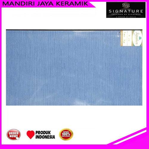 Jual Keramik Dinding Mulia Signature Azalia Blue 25x40 Kw 1 - Kota ...
