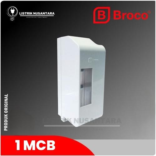 Jual Broco MCB Box 1 Group Module Outbow OB Putih Tembok Dexta Model ...