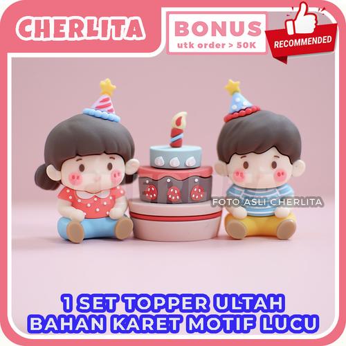 Jual Topper Ulang Tahun Happy Birthday Kue Anak Party Lucu Hiasan Cake ...