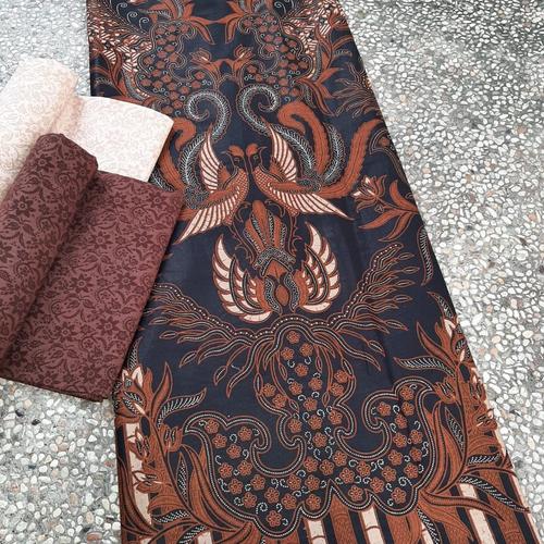 Jual Kain Batik Terbaru | Motif Sayap Bambu coklat | Ukuran 2m - Kota ...