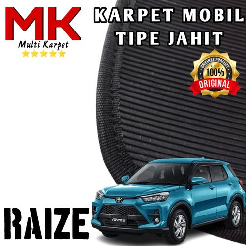 Jual KARPET MOBIL TOYOTA RAIZE FULL SET BAGASI TIPE JAHIT - Hitam ...