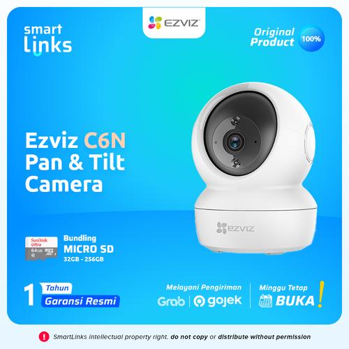 Jual Ezviz C6N Smart IP Cam Wifi Pan Tilt Camera 1080p H265 - Camera ...
