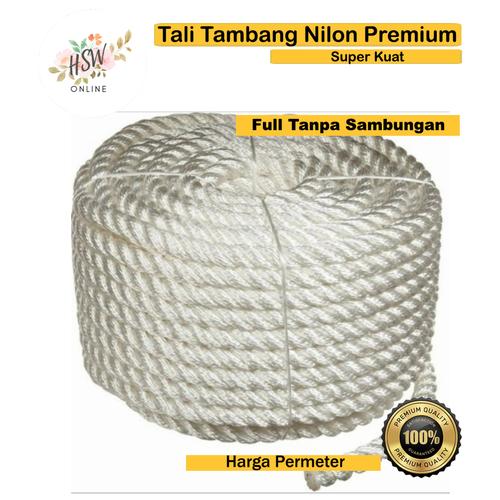 Jual Tali Tambang Besar Sedang Kecil Tali Bendera Nilon Nylon Ikat ...
