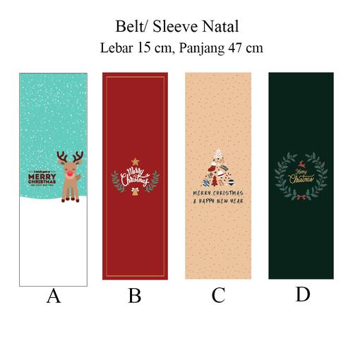 Jual BELT / SLEEVE NATAL 2022 UKURAN 15x47 cm - B - Jakarta Barat ...