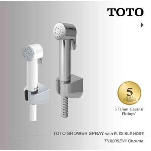 Promo TOTO Shower Spray Head / Jet Shower Head With Flexible Hose ...