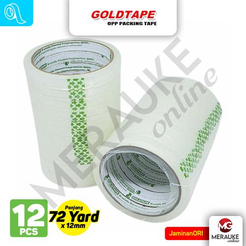 Jual Solasi GOLDTAPE Hijau 12mm x 72 yard (1 Slop Isi 12 Roll) - Kota ...