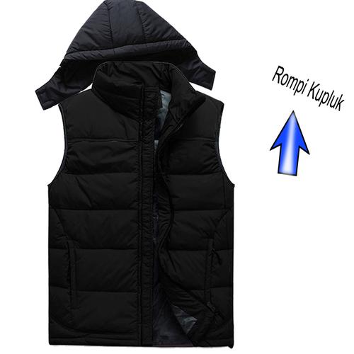 Jual Rompi Kupluk Polosan / Rompi motor pria / Rompi parasut bisa COD ...