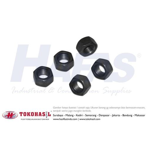 Jual Mur Baja Class 8 M12 - P1.25 / Hex Nut HT MF (hitam) ECERAN ...