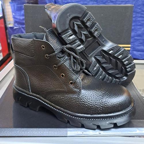 Promo Sepatu Safety Kulit Asli Depan Baja/ Sepatu Safety Tinggi Tali ...