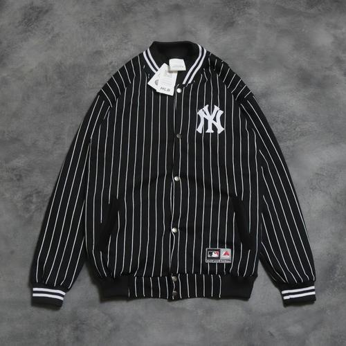 Jual JAKET VARSITY MLB NEW YORK FULL BORDIR BLASTER HITAM FULL TAG ...