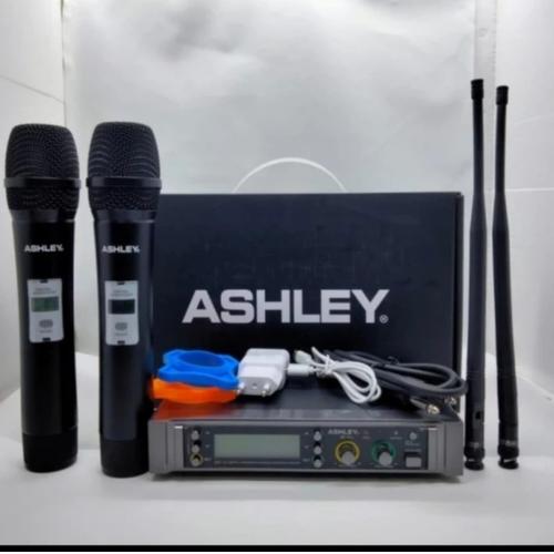 Jual mic wireless ashley mcpro / mc pro handheld microphone - Hitam ...