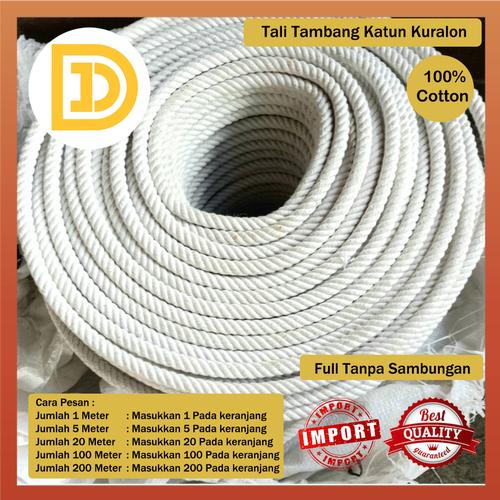 Jual Tali Tambang Besar Sedang Kecil Tali Bahan Katun Kain Kuralon ...