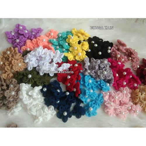 Jual APLIKASI CRAFT BUNGA / AKSESORIS BUNGA UNTUK BAJU HARGA PER PACK ...