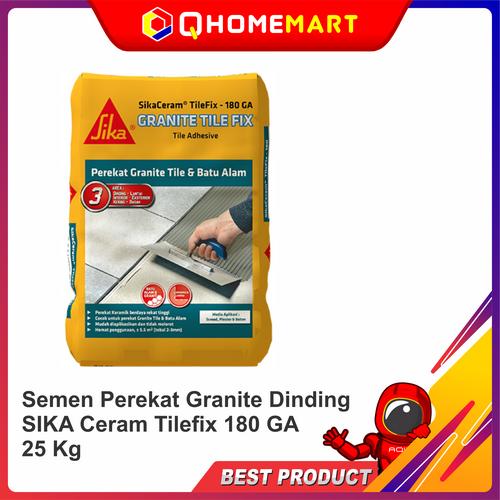 Jual Semen Perekat Granite Dinding SIKA Ceram Tilefix 180 GA 25 Kg ...