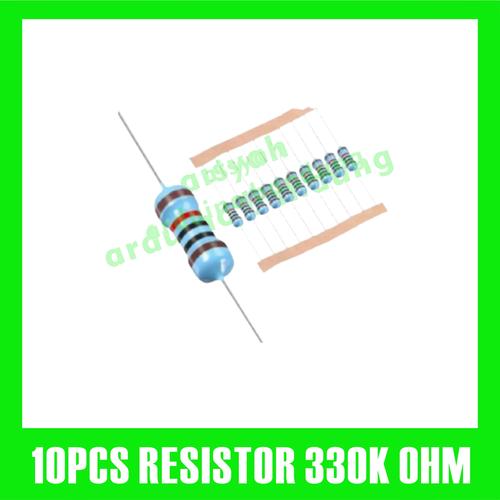 Promo 10X RESISTOR 330K 330K OHM 1/4W 1% METAL FILM - Kota Bandung - aisyah arduino bandung ...
