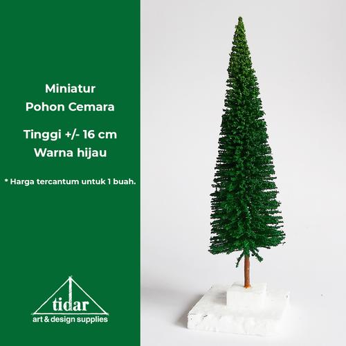 Jual MH - Miniatur Pohon Cemara Tinggi 16 CM - Maket Pohon Pinus - Kota ...