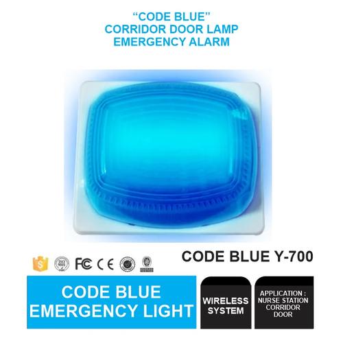 Jual Wireless Nurse Call Emergency Alarm Lamp Door Light - Code Blue ...