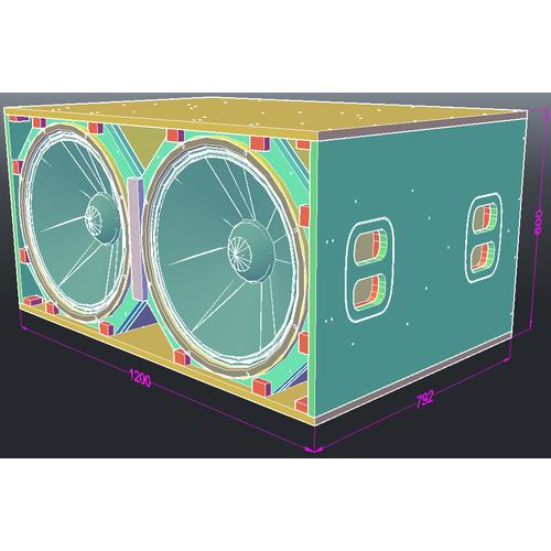 Jual Potongan Papan Box Subwoofer Live SUB-221LA - 2 x 21in - Kab ...