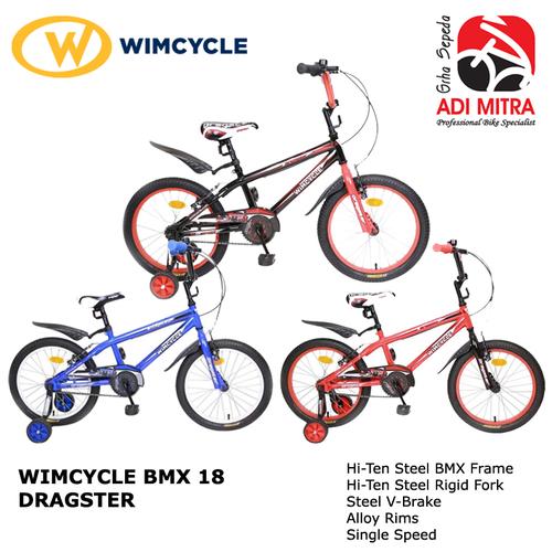 Jual Wimcycle Dragster Sepeda BMX Anak [18 Inch] - Black - Kota ...