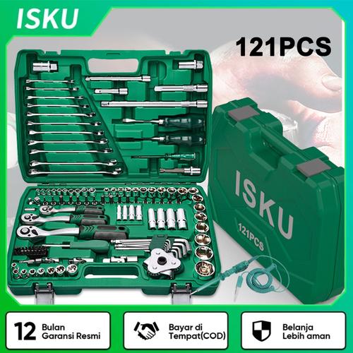 Jual ISKU Tools Set 121Pcs Alat Perbaikan Mobil Lengkap Kunci Shock Set - Jakarta Utara - ISKU ...