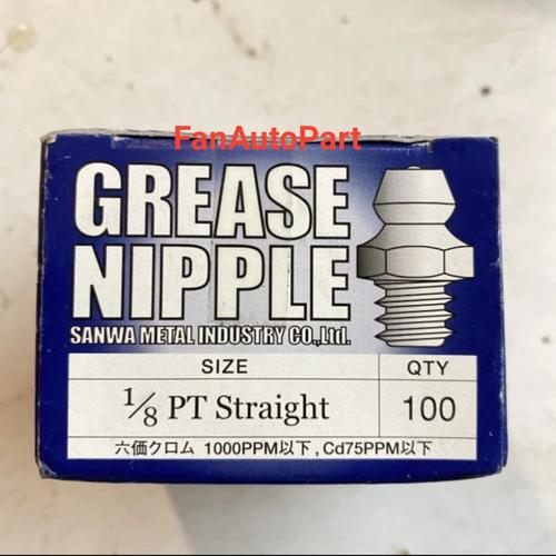Jual NIPPLE GREASE 10MM 1/8PT LURUS SANWA JAPAN - Jakarta Barat - Fan ...