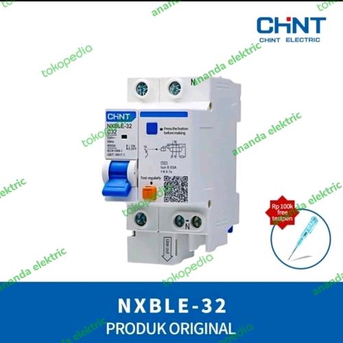 Jual RCBO/RCCB chint NXBLE 32 1P+N 30MA 6A 10A 16A 20A 25A 32A 40A 50A 63A - 63A - Jakarta Pusat ...