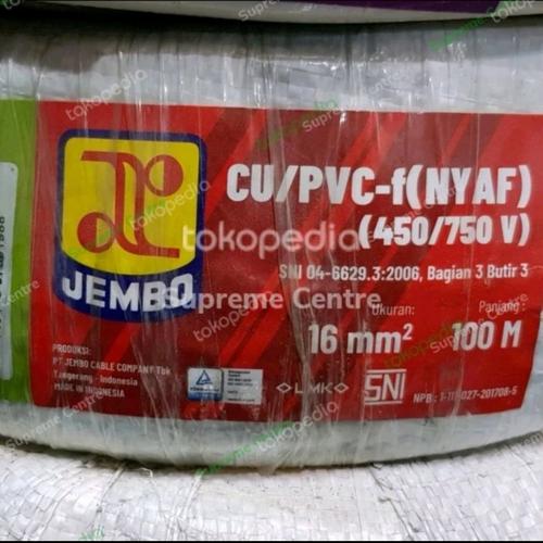 Jual Kabel Listrik JEMBO NYAF 16 / 16mm Meteran / Eceran - Kuning-Hijau - Jakarta Pusat ...
