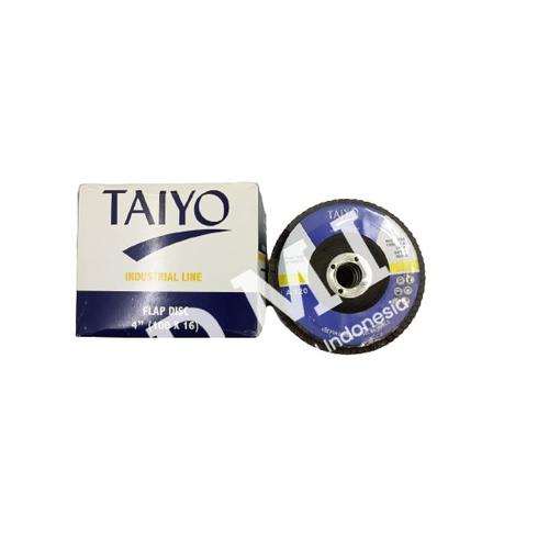 Jual Flap Disc Taiyo 4 Inch No 120 | Amplas Gurinda 4" | Mata Amplas ...
