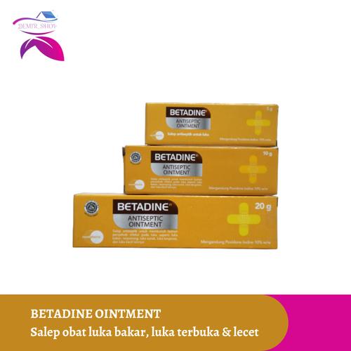 Jual Betadine Antiseptic Ointment - Salep Luka Antiseptik 20gr - 10 GR - Kota Tangerang - Demir ...