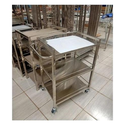 Jual Trolley Instrument 3 Susun HollowStainless |Troli Medis Meja ...