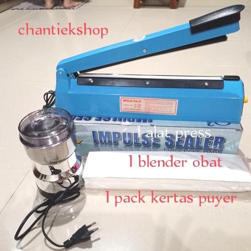 Jual paket alat press + blender + kertas puyer - Kota Tangerang ...