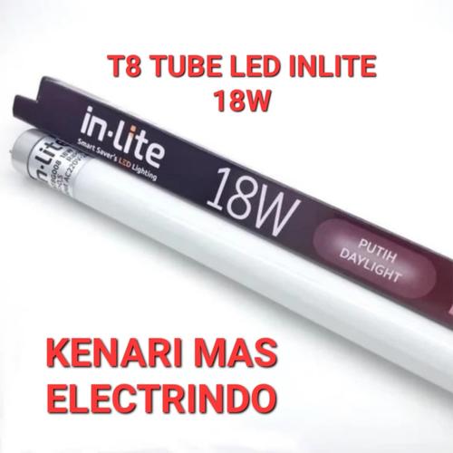 Jual LAMPU TL T8 LED INLITE 18W NEON T8 18WATT 120CM LED INLITE - PUTIH 7000K, In-lite - Jakarta ...