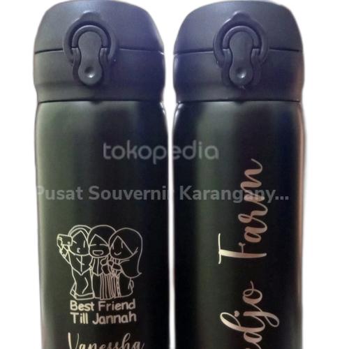 Jual Termos Tumbler Grafir Custom Satuan - Hitam, Sakura LED - Kab ...