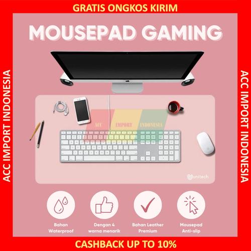 Promo Mousepad Gaming Big Alas Mouse Besar Pink Lucu Anti Air ...