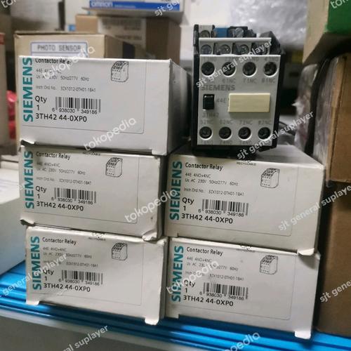 Jual 3TH4244-0XP0 230VAC CONTACTOR RELAY 4NO 4NC SIEMENS - Jakarta ...