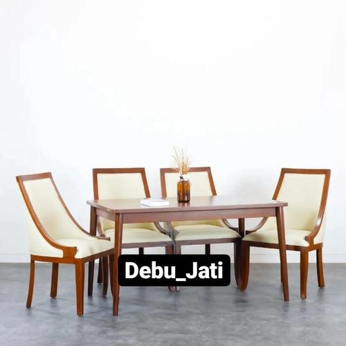 Jual meja makan 4 kursi dining set meja makan set kursi 4 meja set jok ...