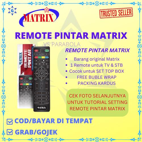 Jual REMOTE PINTAR MATRIX 1 REMOTE BISA 2 PERANGKAT "TV BISA,STB BISA ...