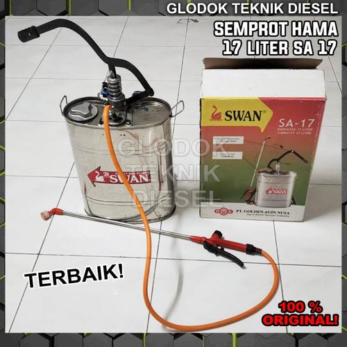 Jual SWAN Alat Semprot Semprotan Hama SA 17 Liter Sprayer Stainless ...