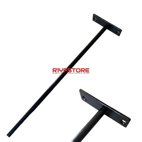 Jual Bracket besi penyangga ambalan rak dinding melayang - Panjang 8 cm ...
