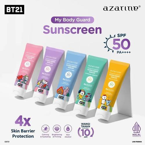 Jual AZARINE BT21 Bodyguard Moisturiser Serum Sunscreen - 100 ml ...