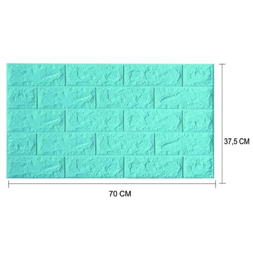 Jual Wallpaper Dinding Foam 3D Motif Batu Bata Polos Brick Sticker ...