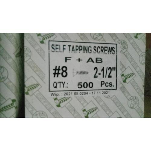 Jual SELF TAPPING SCREWS SKRUP SKRUP FAB KAYU TRIPLEK 8* 2-1/2' INCH ...