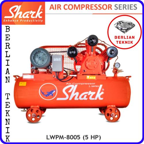 Jual Kompressor Angin Shark 5 HP Air Compressor Auto + Dinamo - Jakarta ...