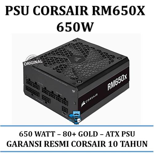 Promo PSU Corsair RM650X / RM-650X 650W 80+ Gold - Garansi Resmi Cicil ...