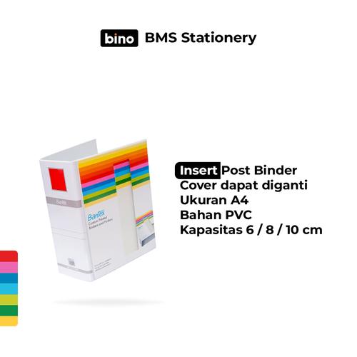 Jual Bantex Insert Post / Pipe Binder A4 6 cm & 8 cm & 10 cm Capacity ...