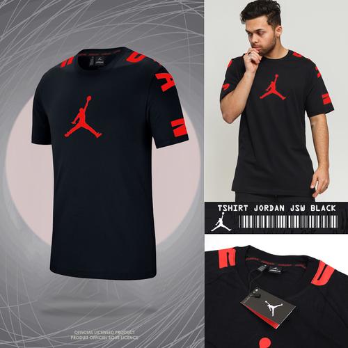 Promo TEESNIKE JORDAN BLACK | KAOS BAJU PRIA LENGAN PENDEK | T-SHIRT ...